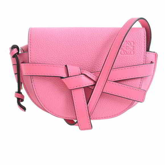 Loewe | Bags | Loewe Loewe Leather Gate Mini Shoulder Bag Pink | Poshmark